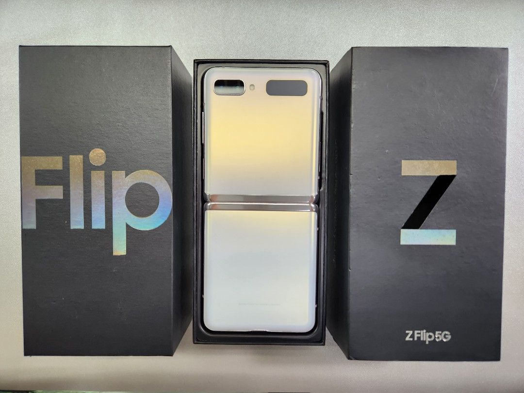 Samsung Galaxy Z Flip 2 5G 8/256 White Snapdragon Complete, Mobile ...