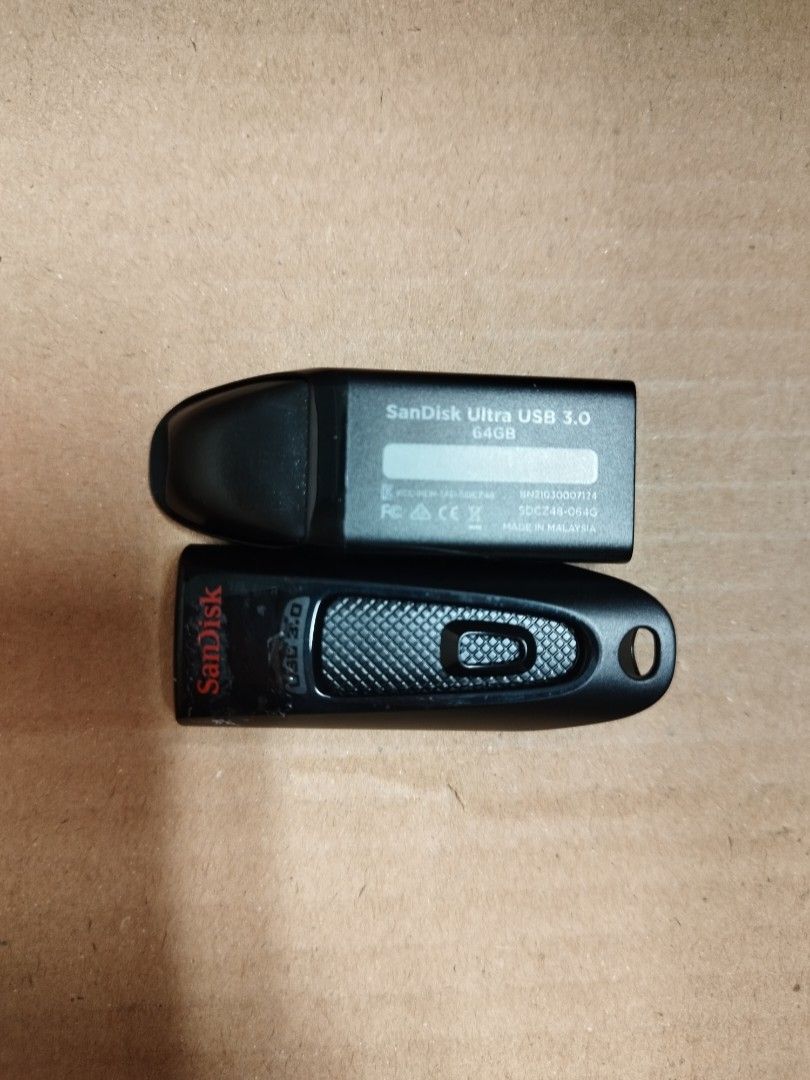 Sandisk Ultra Flash Drive 64G, 電腦＆科技, 電腦周邊及配件, 硬碟及儲存器 - Carousell