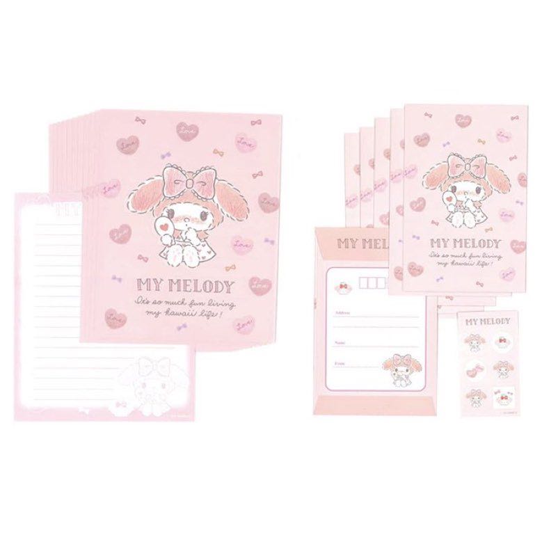 Sanrio My Melody Letter Set, Hobbies & Toys, Stationary & Craft ...