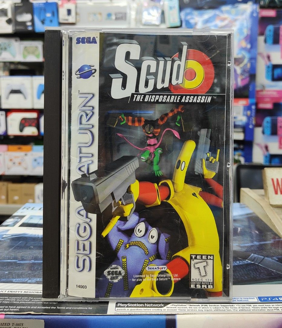 Sega Saturn Scud The Disposable Assassin, Video Gaming, Video Games, Others on Carousell