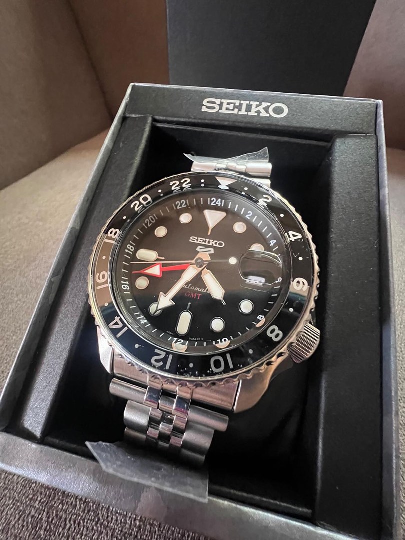 Seiko SSK001K1 Black GMT SSK001, Men's Fashion, Watches & Accessories ...
