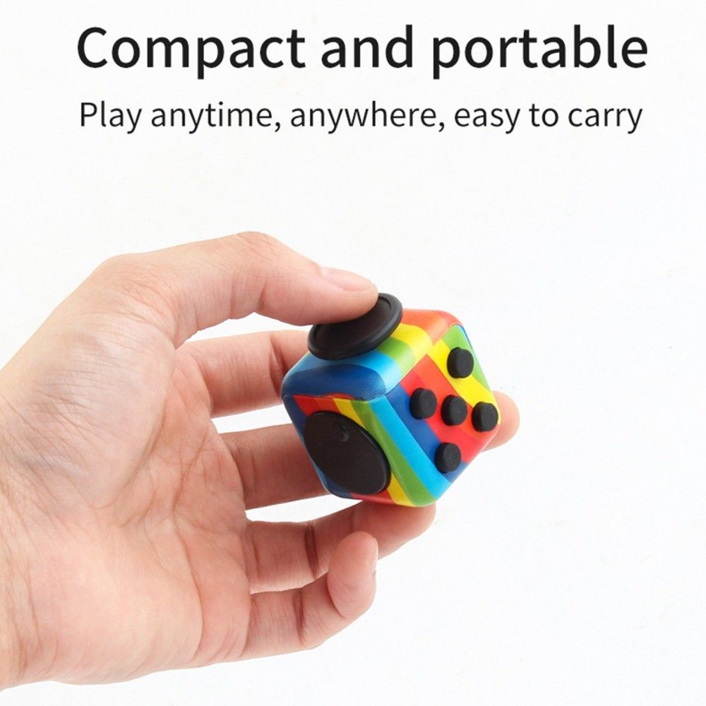 Sensory Fidget Cube Stress & Anxiety Reliever Idea Maker Study Helper ...