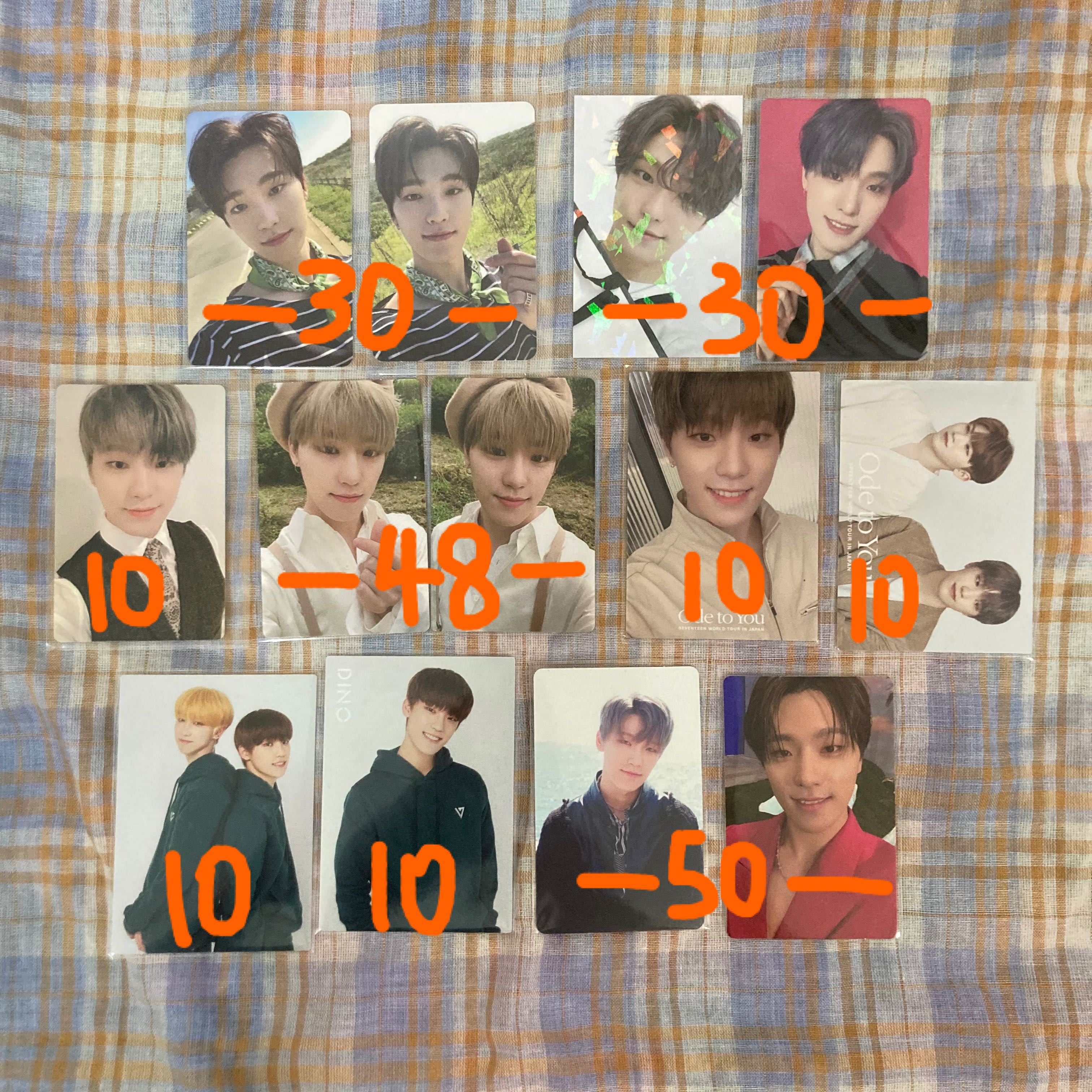 Seventeen svt Dino photocard pc henggarae arena trading card tc beret ...