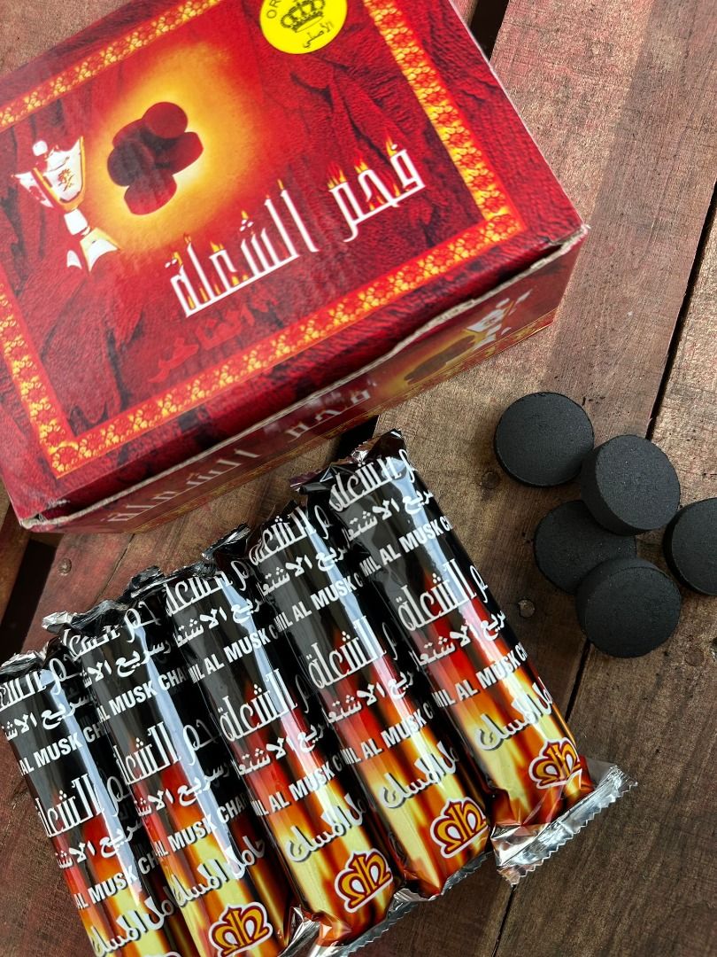Sg Stock Arang Charcoal Coal For Bukhoor Bakhoor 100 Tablets Mens Fashion Muslim Wear