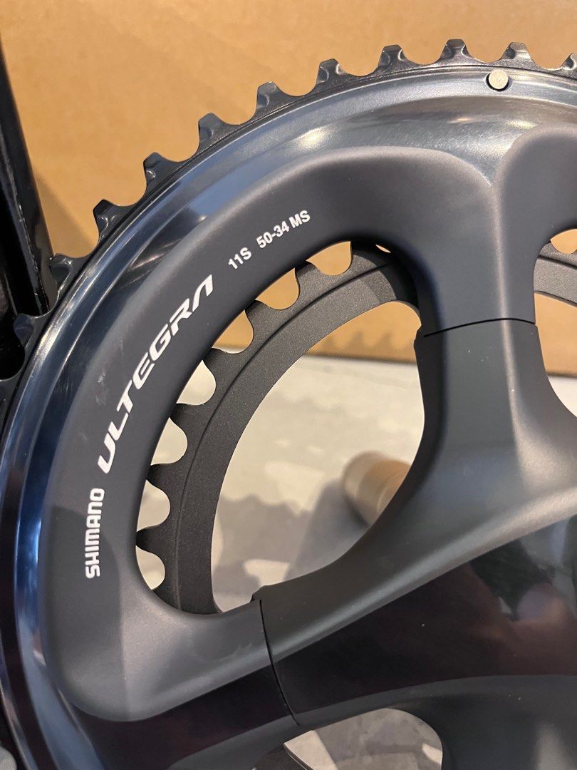 SHIMANO ULTEGRA R8000 Crankset Front Chainwheel, Sports Equipment ...