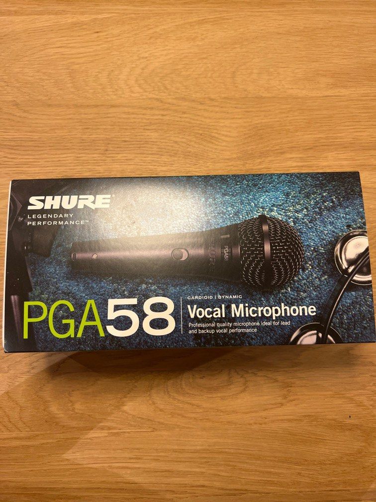 Shure PGA58 Vocal Microphone, Audio, Microphones on Carousell