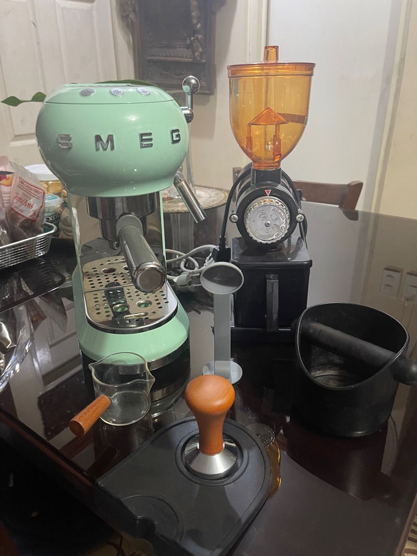 Smeg espresso machine SET, TV & Home Appliances, Kitchen Appliances ...