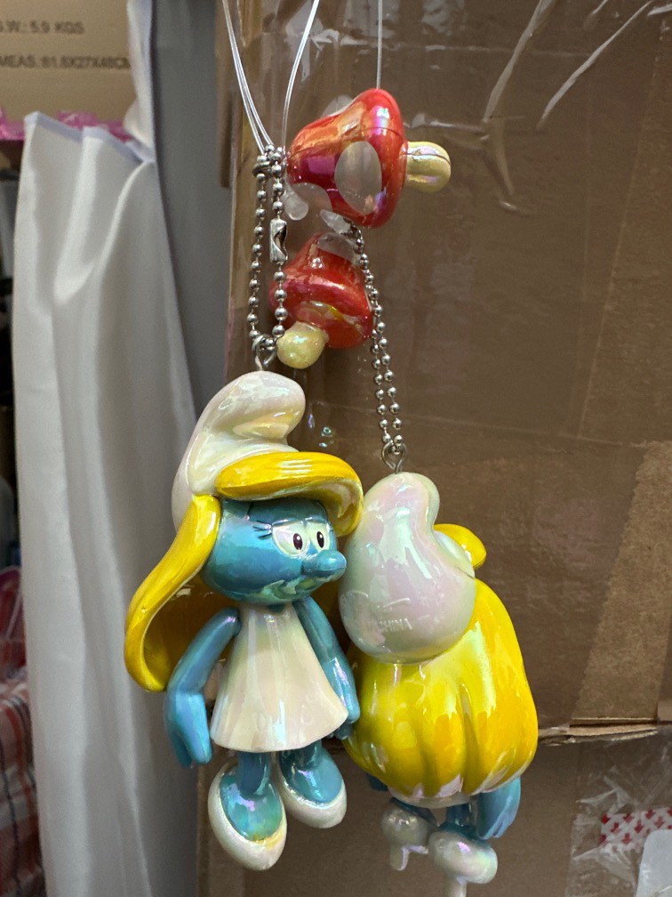 Smurf 藍精靈 美芝 keychain Smurfs Vinyage, 興趣及遊戲, 玩具 & 遊戲類 - Carousell