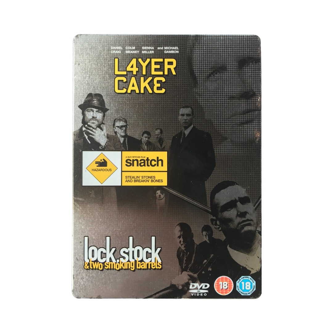 Snatch / Layer Cake / Lock Stock and Two Smoking Barrels (Steelbook DVD ...