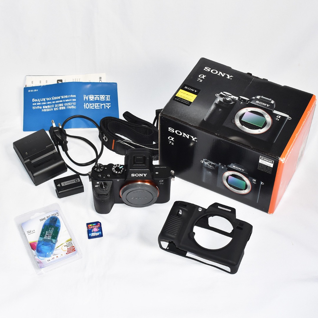 Sony full-frame mirrorless camera A7 II body (Complete box package ...