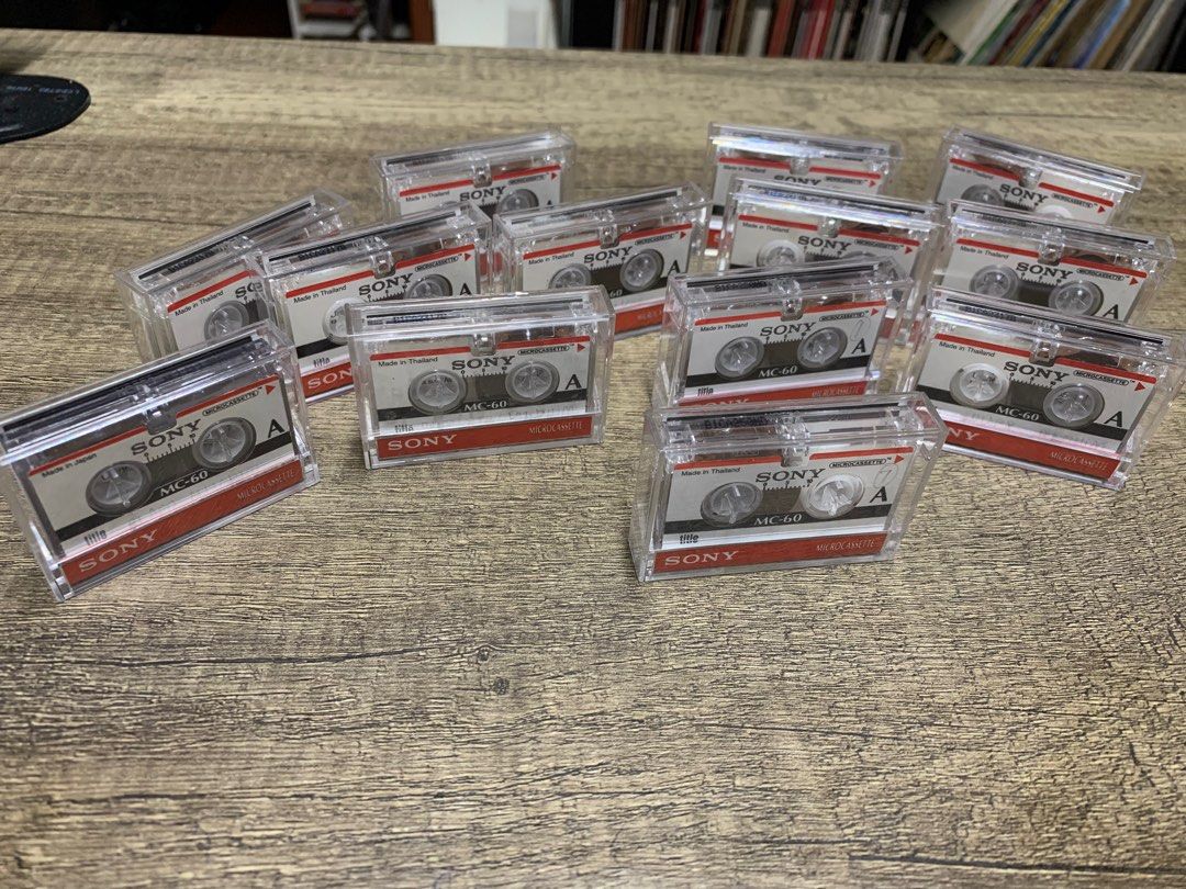 Sony Micro Cassette tape Used Once 17pcs. Pack, Hobbies & Toys, Music ...