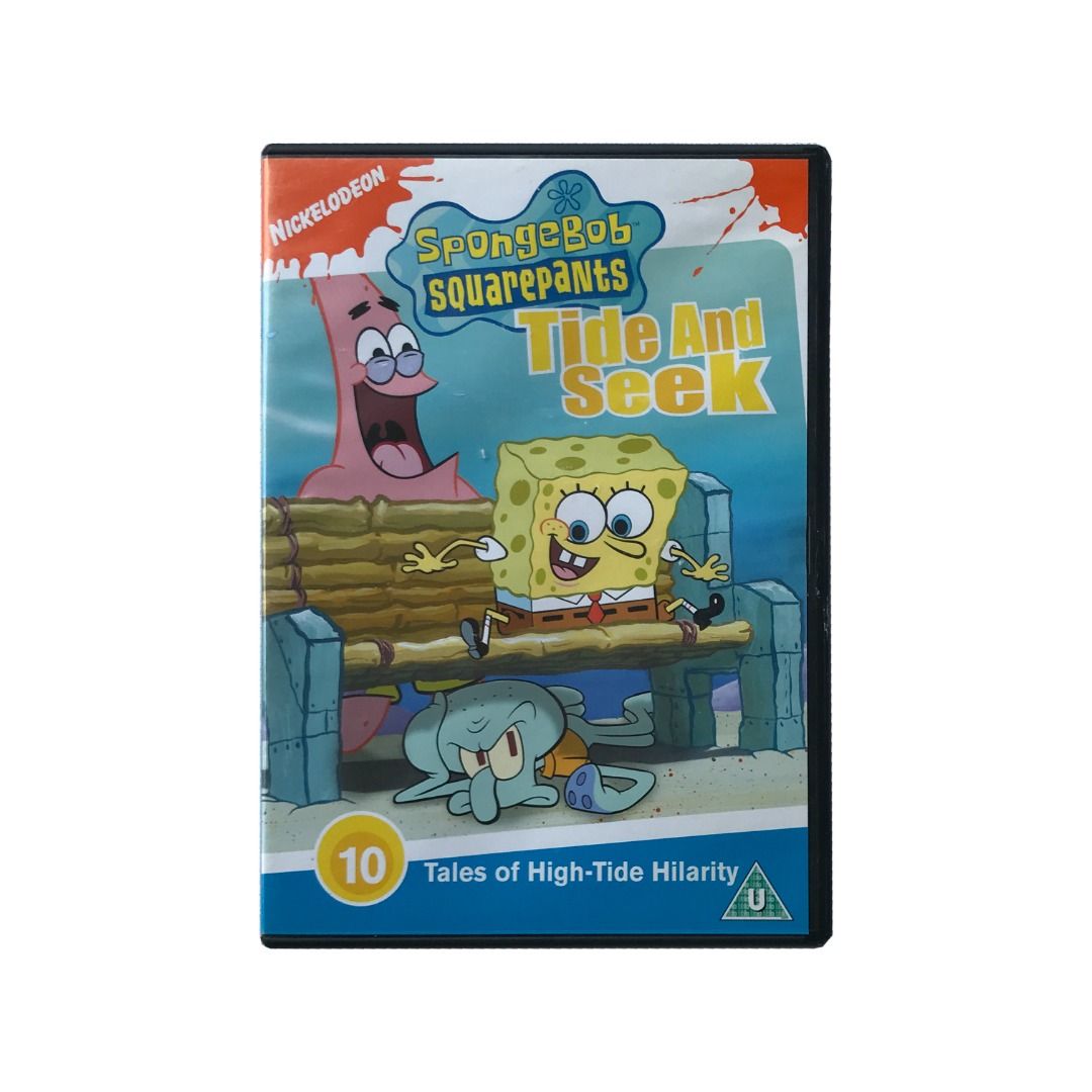 SpongeBob Squarepants: Tide and Seek (DVD) on Carousell