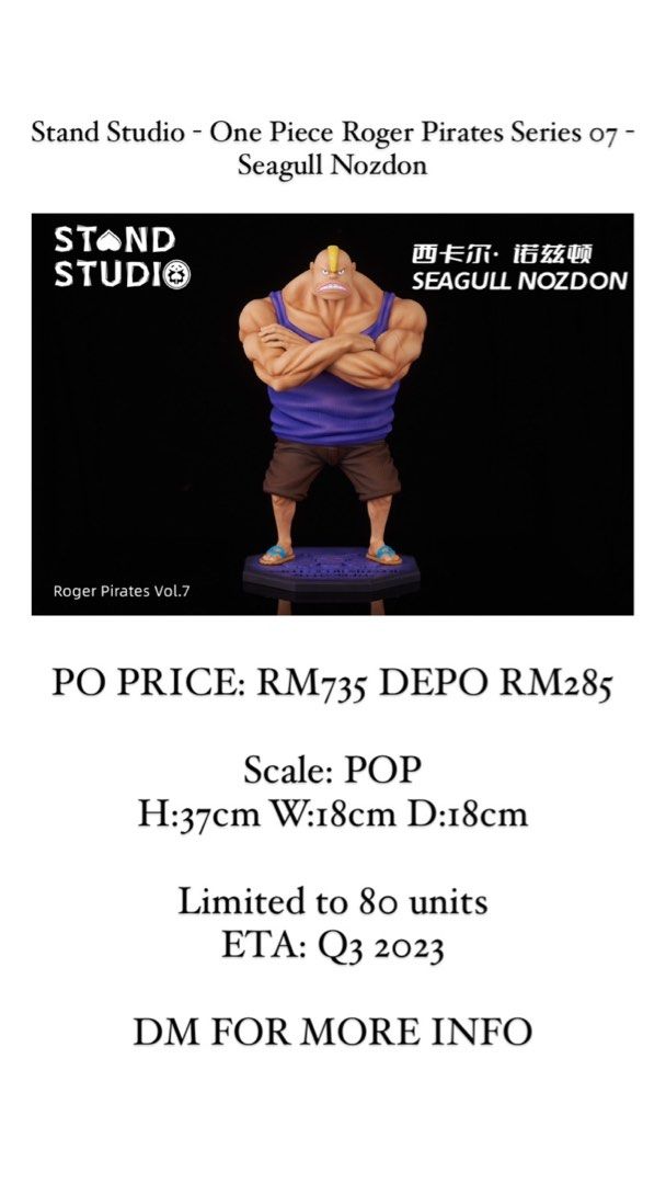 Stand Studio - One Piece Roger Pirates Series 07 - Seagull Nozdon ...