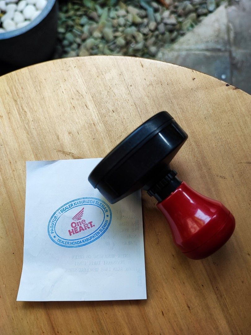 Stempel Asli Bekas Dealer Motor Honda, Antik, Pajangan di Carousell