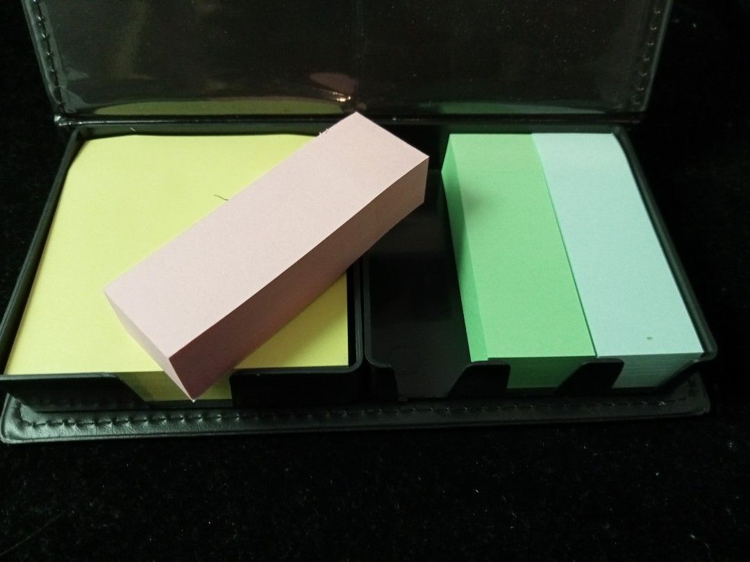 Sticky Notes Set Box Brand New, Hobbies & Toys, Stationery & Craft ...