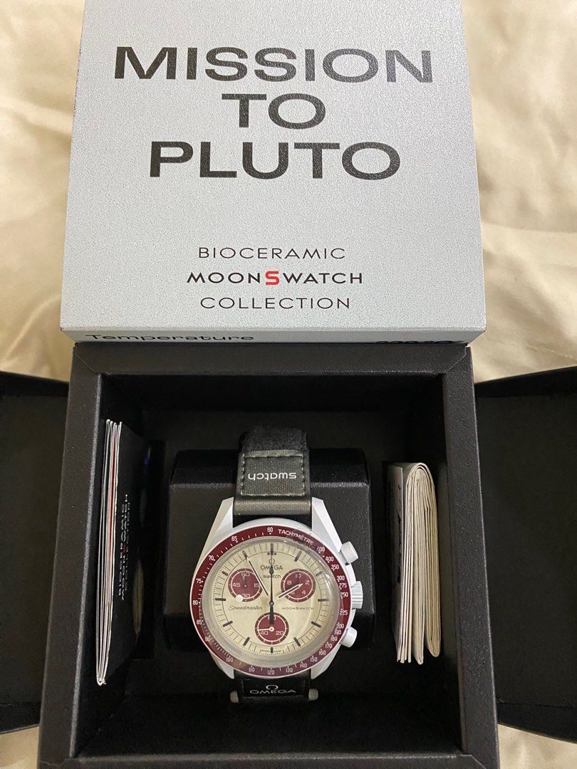 Swatch Mission to Pluto, Men's Fashion, Watches & Accessories, Watches ...
