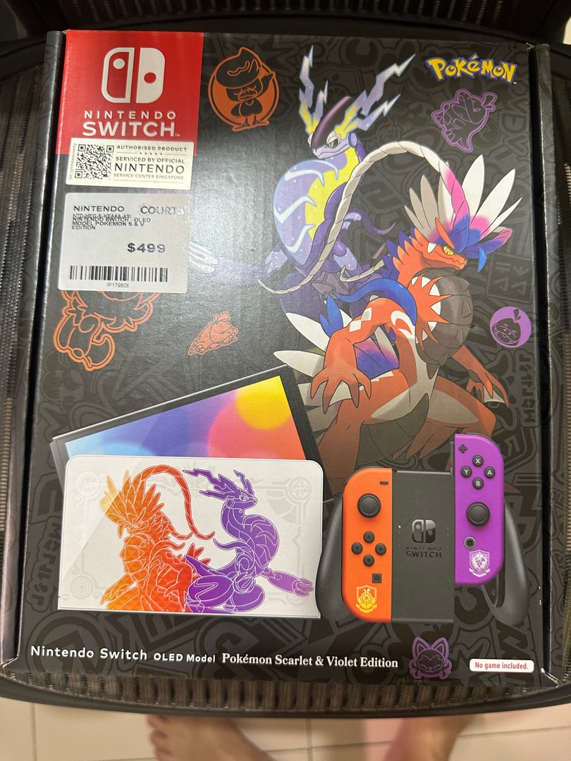 Nintendo Switch oled Pokemon version, Video Gaming, Video Game Consoles ...