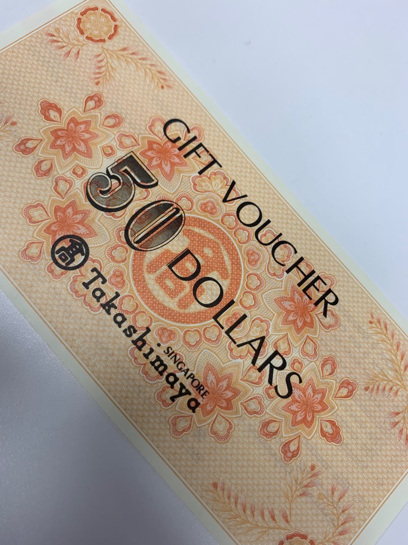 Taka $50 voucher, Tickets & Vouchers, Vouchers on Carousell