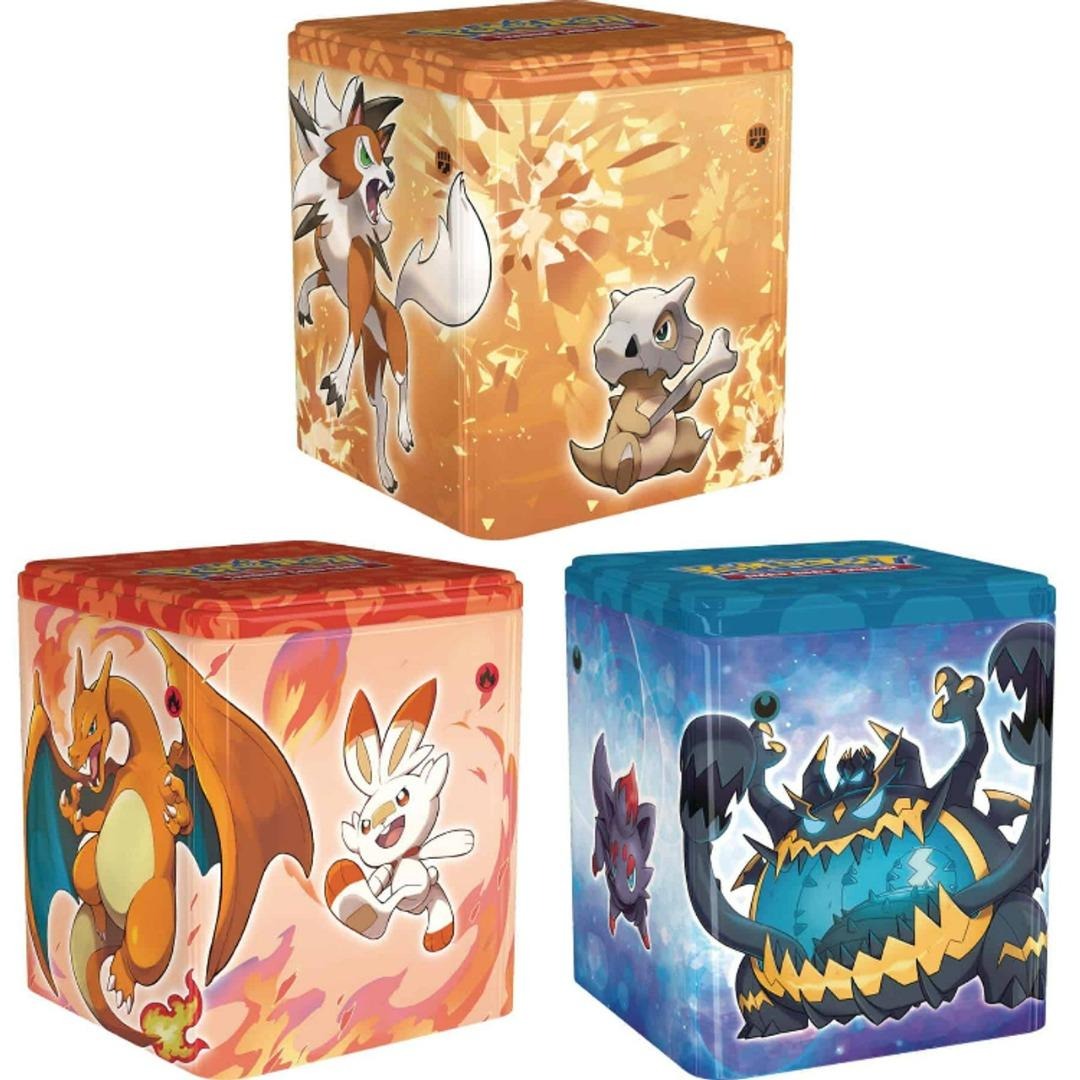 TCG Pokemon Stacking Tin (Fight/Fire/Dark), Hobbies & Toys, Toys ...