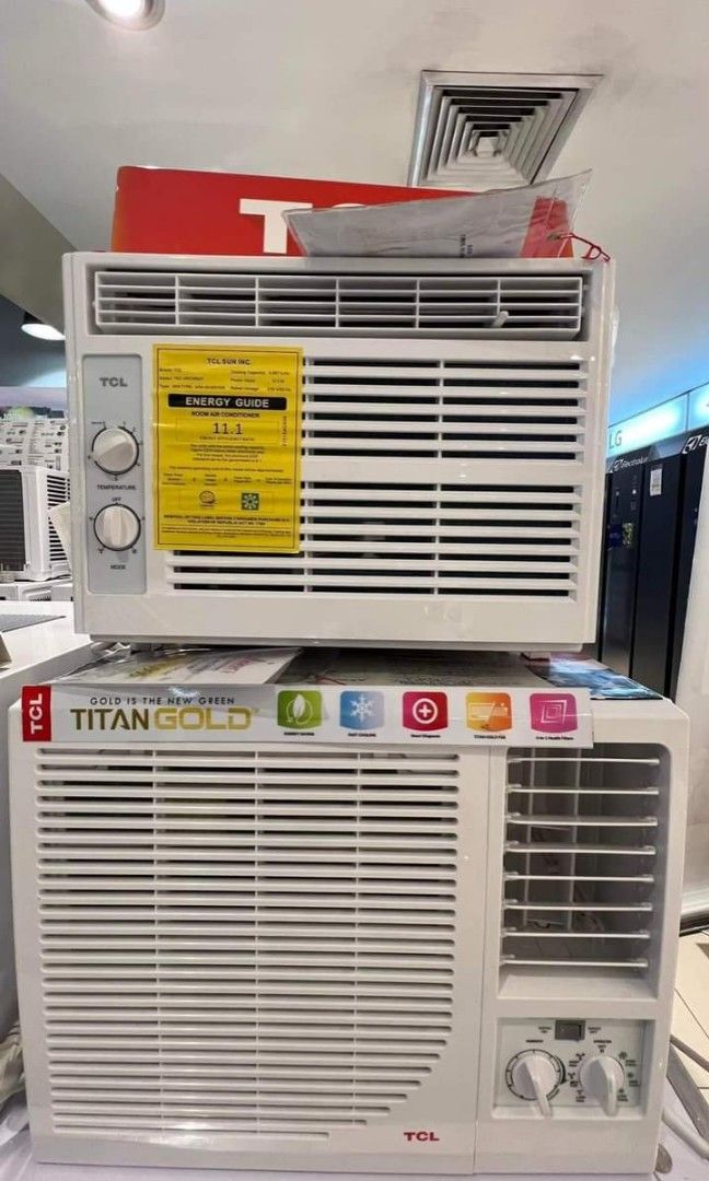 TCL WINDOW TYPE AIRCON (MANUAL, REMOTE AND INVERTER TYPE), TV & Home ...