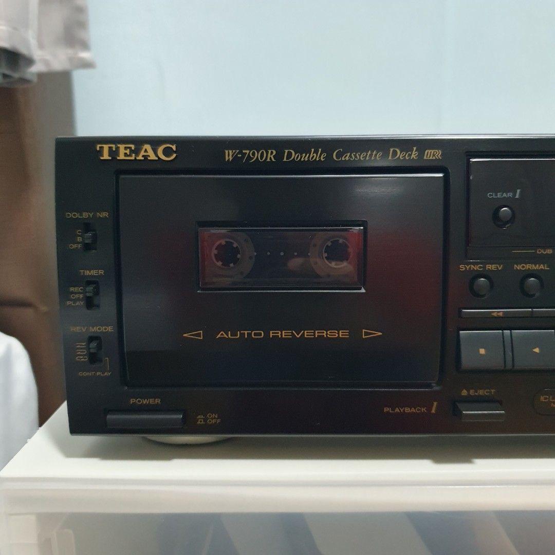 TEAC W-790R Cassette Deck, Audio, Other Audio Equipment on Carousell