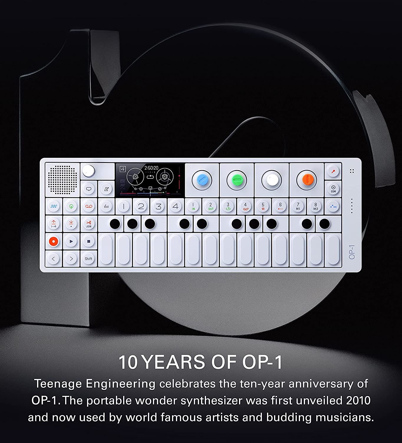 teenage engineering OP-1 Portable Synthesizer, Sampler, and Controller with Built-In FM Radio ...