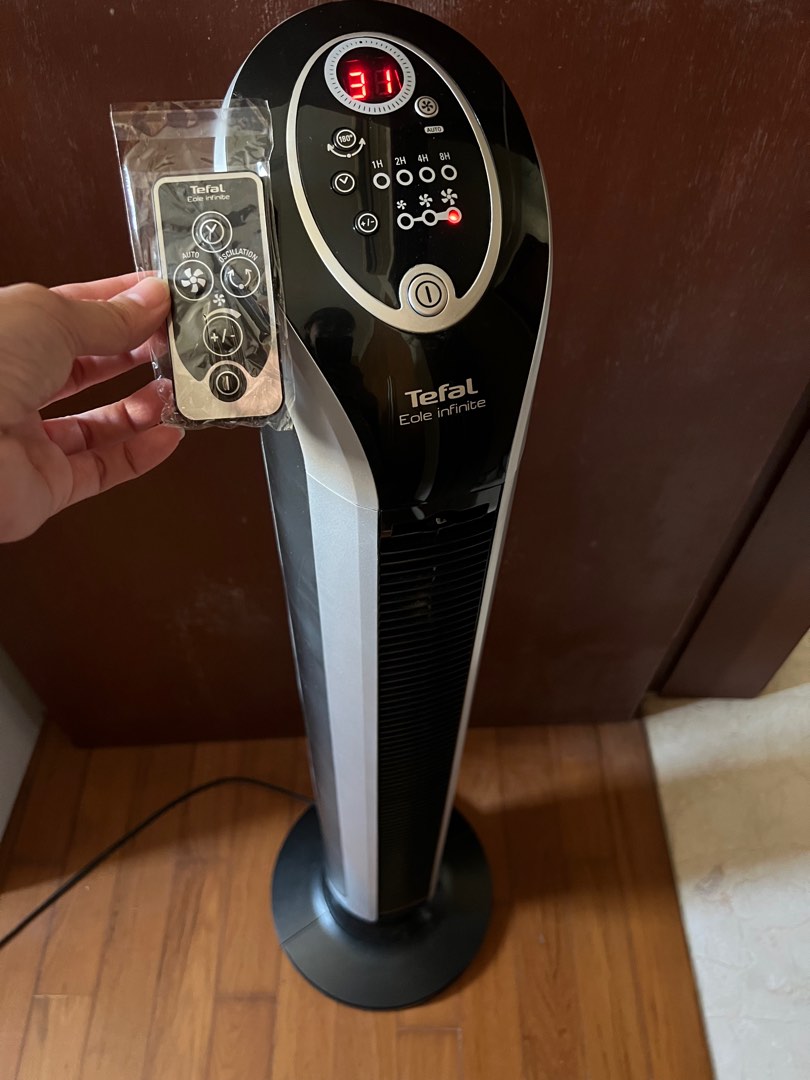 Tefal VF6670 Eole infinite Tower Fan with Remote, TV & Home Appliances ...