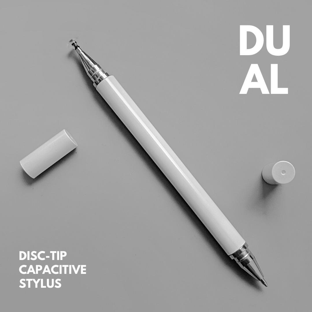 The Dual Tip Stylus for Smartphones and Tablets (Disc Tip + Ballpoint ...