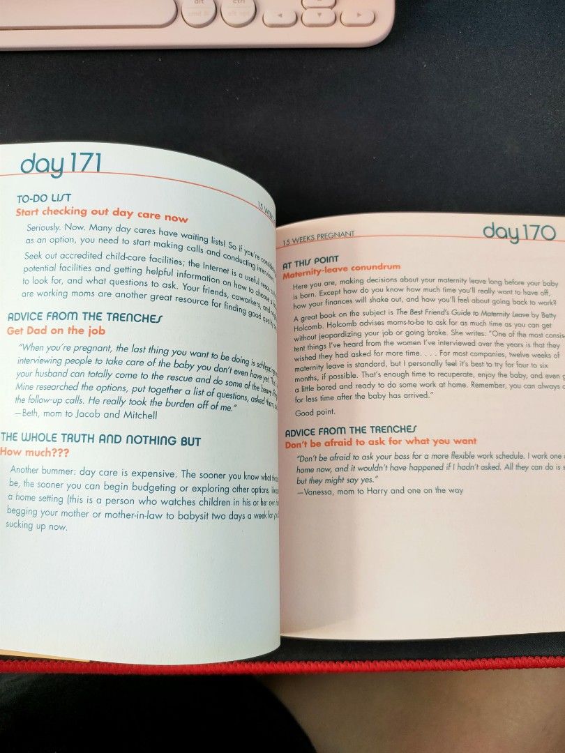 The pregnancy countdown book, Hobbies & Toys, Books & Magazines ...