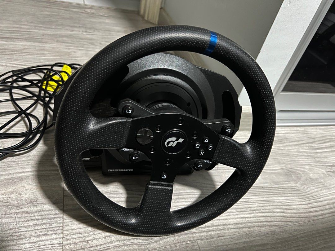 Thrustmaster T300 RS GT with 599XX Ferrari wheel, Video Gaming, Gaming ...