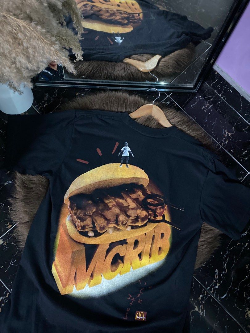 Traviss Scott Tees X Mcd !, Men's Fashion, Tops & Sets, Tshirts & Polo ...