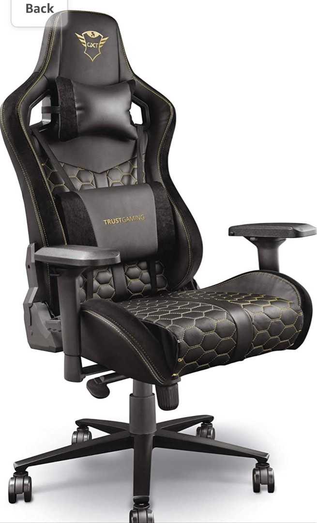 Trust Gaming Chair GXT 712 Resto Pro, Extra Comfortable and Highly ...