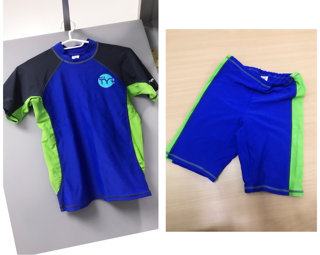 TYR Rashguard and Swim trunks Set #hellosun, Babies & Kids, Babies ...