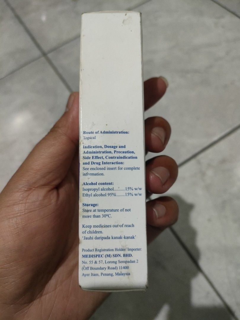 Uniren Spray 1%, Kesehatan & Kecantikan, Kulit, Sabun & Tubuh di Carousell