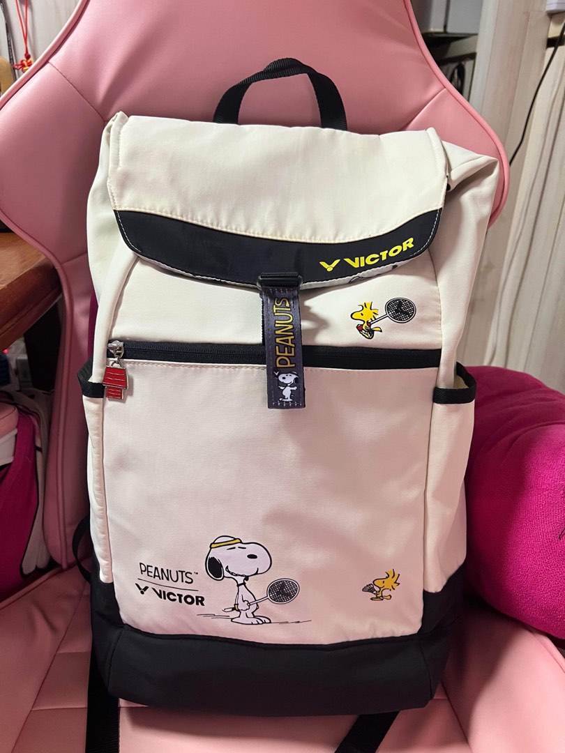 Victor Snoopy Badminton Bag, Women's Fashion, Bags & Wallets, Backpacks ...