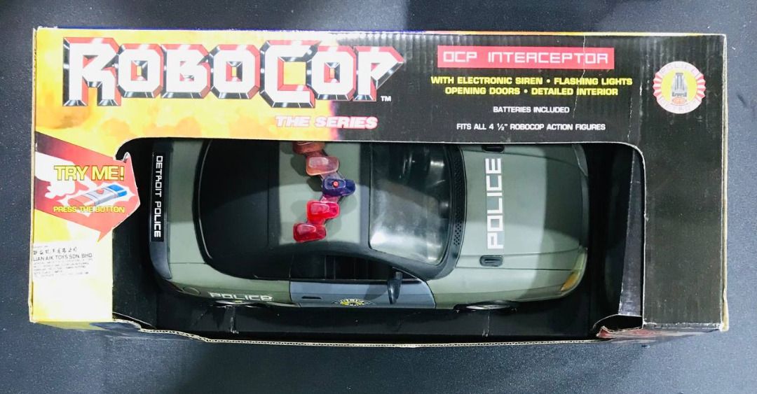 VINTAGE !!! TOY ISLAND 1994 ROBOCOP SERIES OCP INTERCEPTOR - SUPER RARE ...