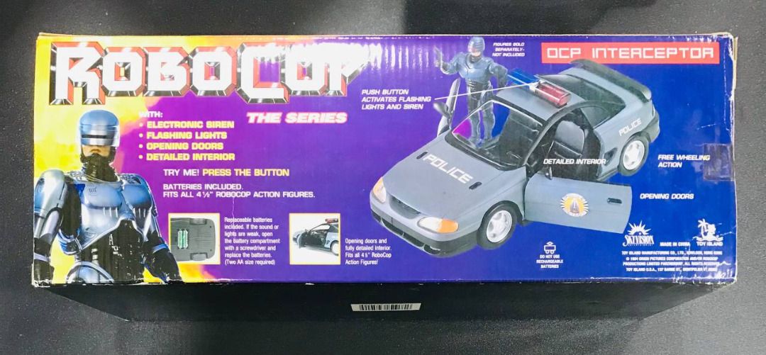 VINTAGE !!! TOY ISLAND 1994 ROBOCOP SERIES OCP INTERCEPTOR - SUPER RARE ...