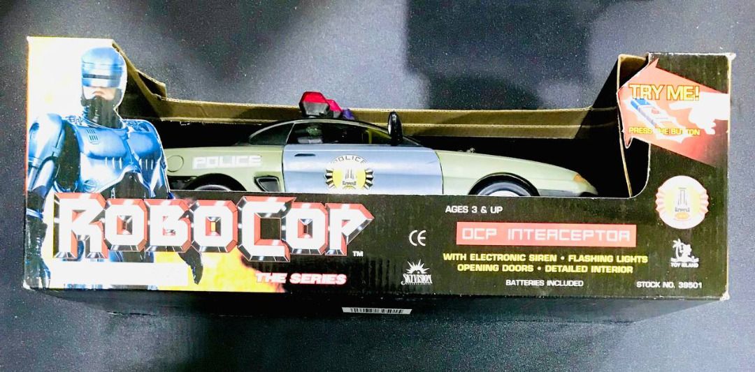 VINTAGE !!! TOY ISLAND 1994 ROBOCOP SERIES OCP INTERCEPTOR - SUPER RARE ...