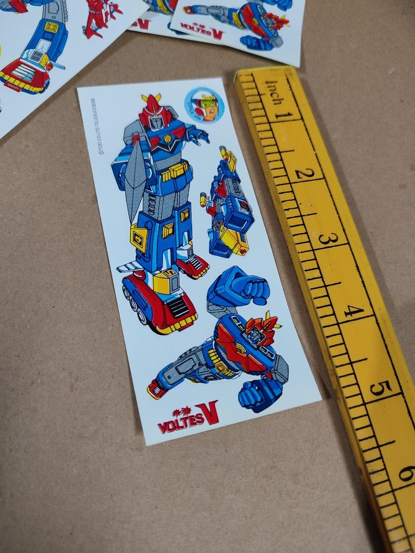 vintage Voltes V stickers by toei original on Carousell