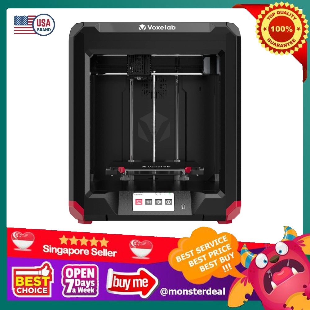 Voxelab Aries FDM 3D Printer, Industrial Grade Open Structure, High Precision Dual Z-axis Rail ...