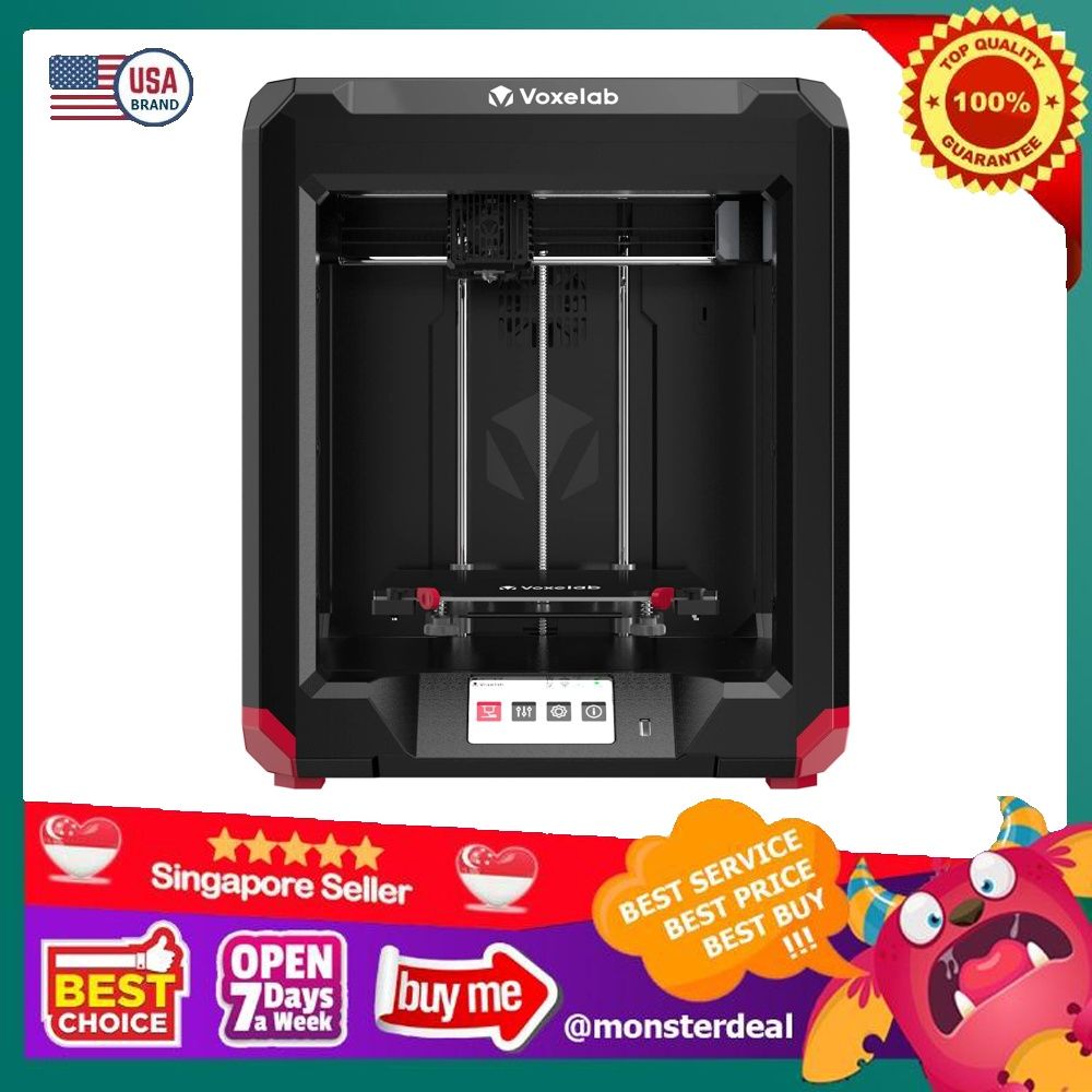 Voxelab Aries FDM 3D Printer, Industrial Grade Open Structure, High Precision Dual Z-axis Rail ...