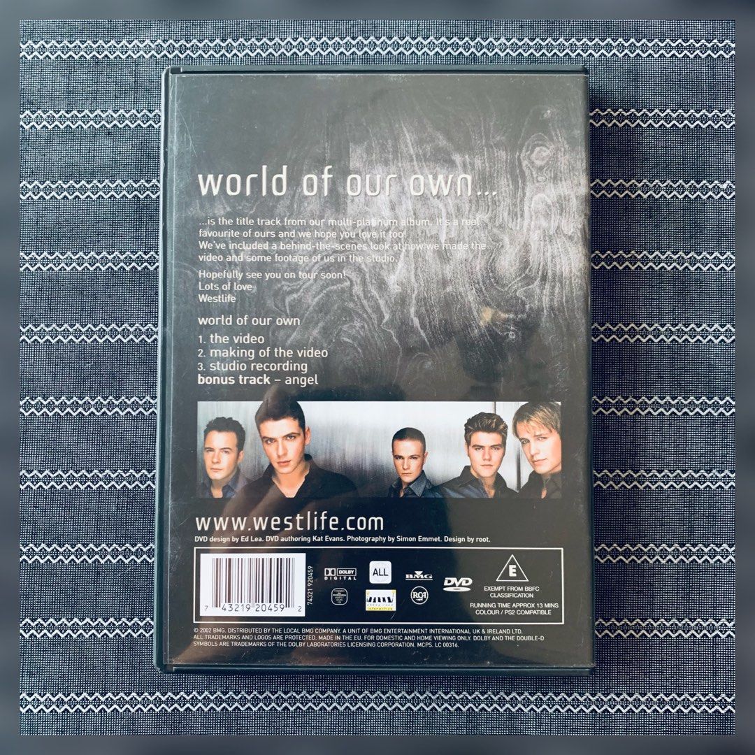 Westlife - World Of Our Own [Imported Edition] DVD, Hobbies & Toys ...