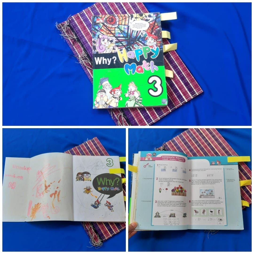 Why Happy Math 3 buku anak, Buku & Alat Tulis, Buku Anak-Anak di Carousell