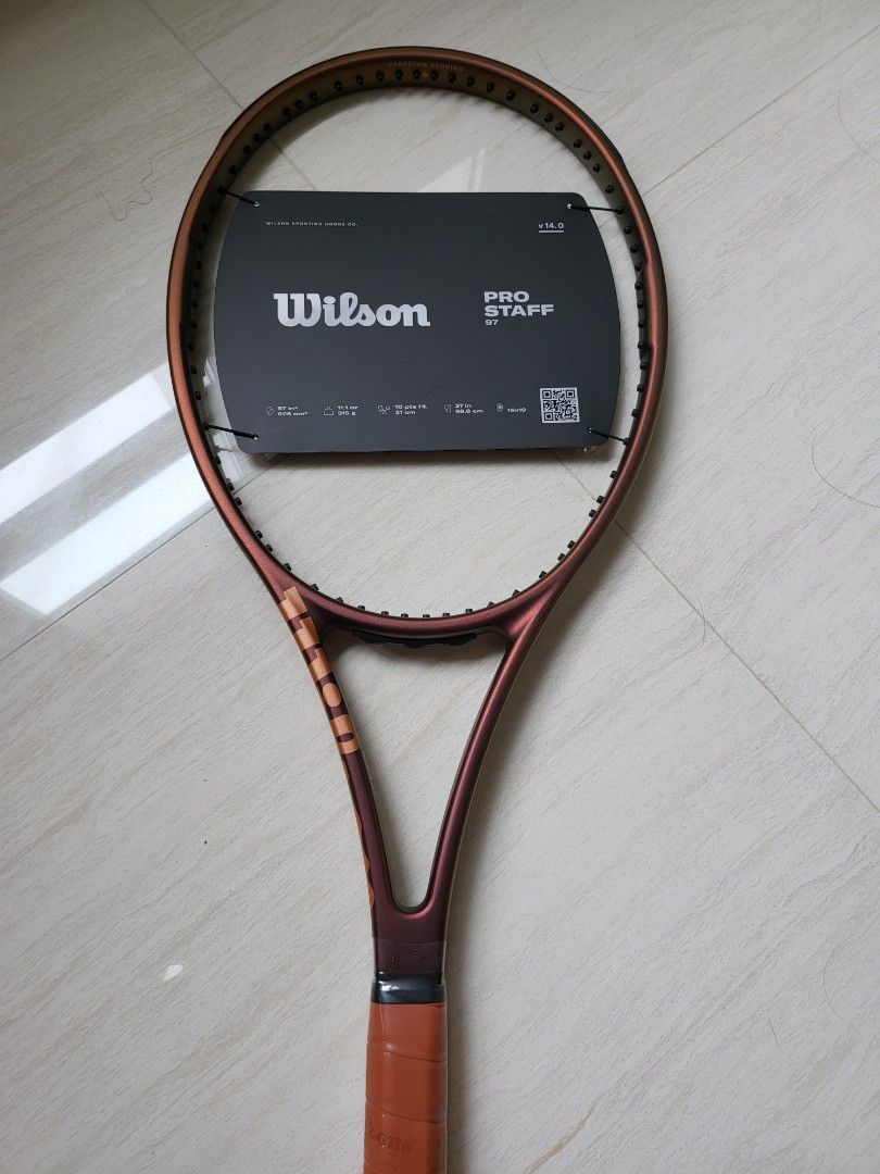 Wilson Pro Staff 97 V14, Sports Equipment, Sports & Games, Racket ...