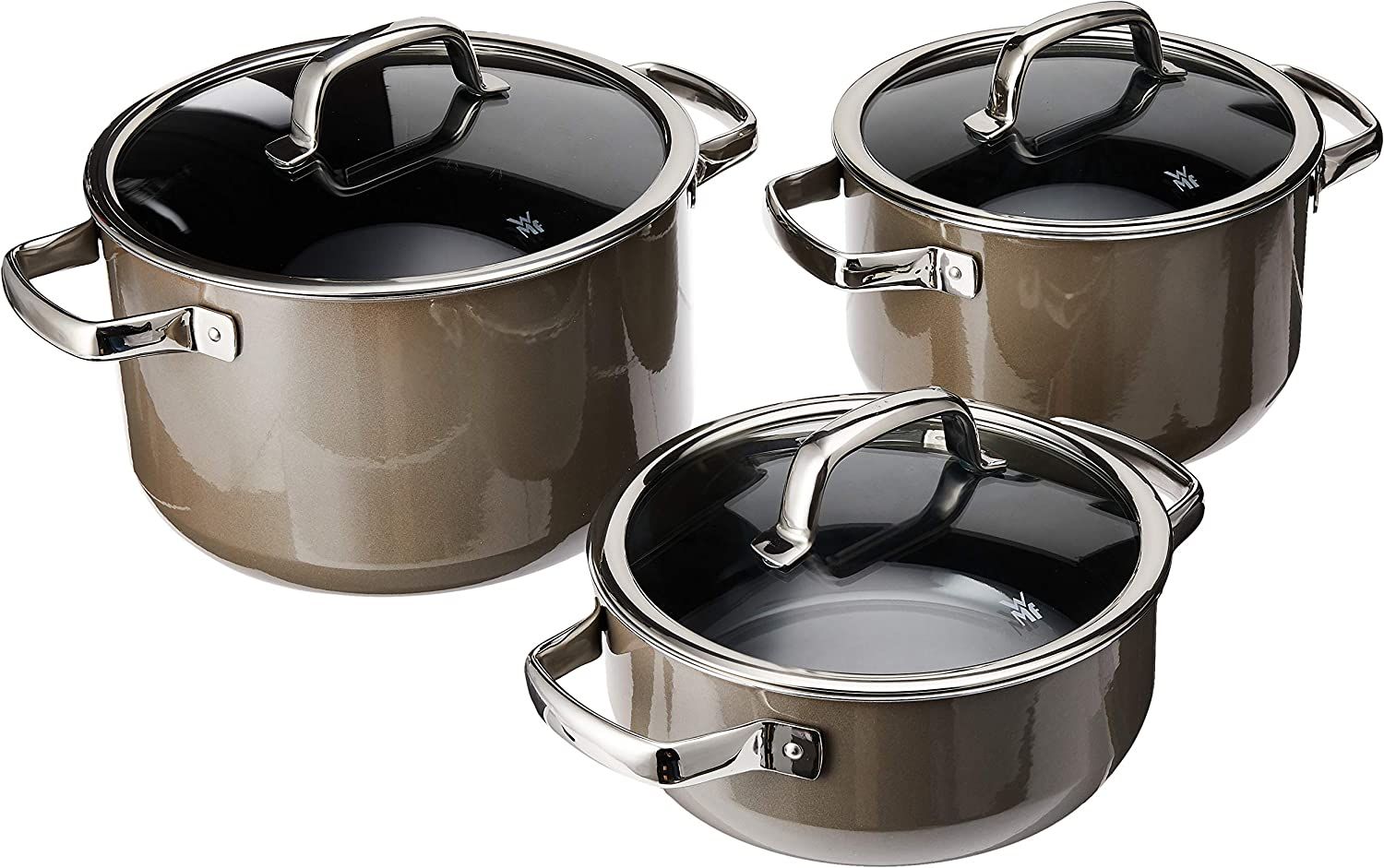 WMF Fusiontec Cookware Set Dark Brass, Brown, 1kg, 4Pc, 05-1487-5290 ...
