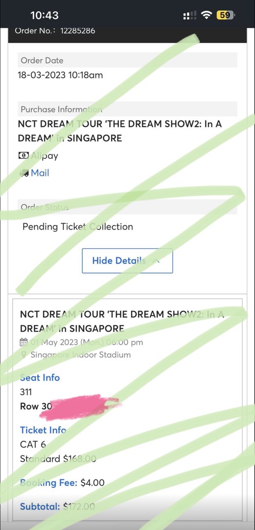 【SOLD】WTS NCT DREAM Singapore ticket, Tickets & Vouchers, Event Tickets on Carousell