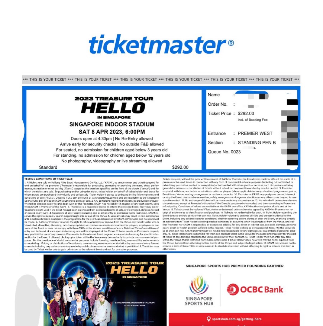 URGENT WTS Treasure Hello tour ticket, Hobbies & Toys, Memorabilia ... URGENT WTS Treasure Hello tour ticket, Hobbies & Toys, Memorabilia ...