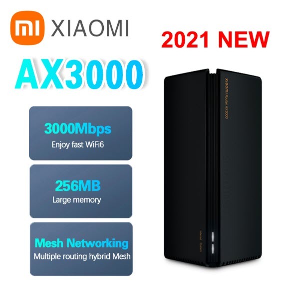 Xiaomi Mesh System AX3000 Wi-Fi 6 Router, Computers & Tech, Parts ...