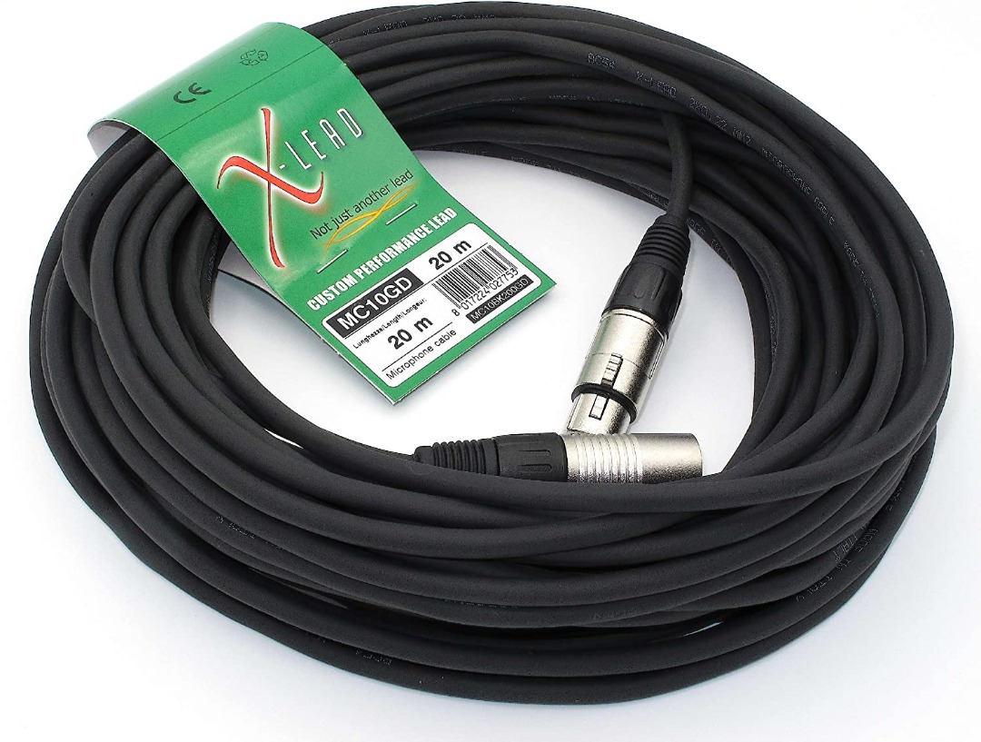 X-LEAD MC10GD200BK serie GOLD - XLR/XLR - Balanced cables - Original ...