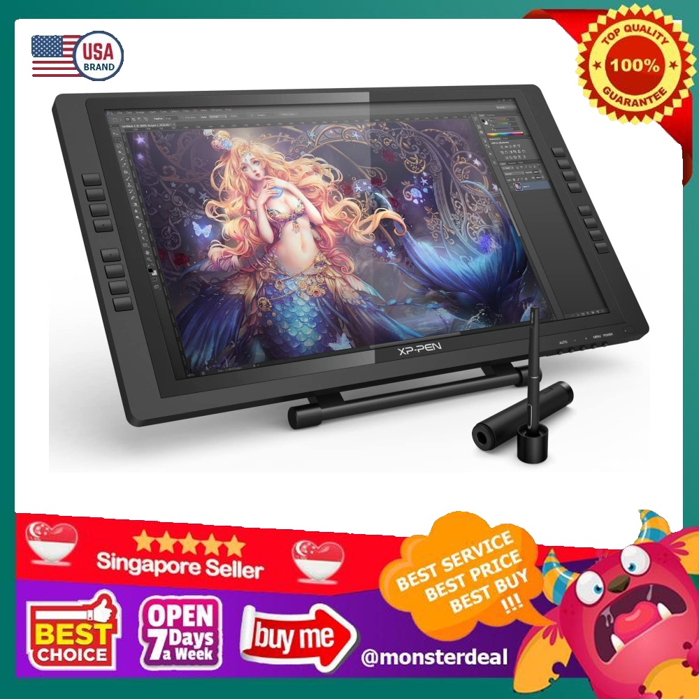 XP-PEN Artist22E Pro Drawing Pen Display Graphic Monitor IPS Monitor ...
